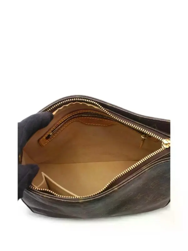 LOUIS VUITTON 2002 Mm Looping Monogram-pattern Shoulder Bag - Brown