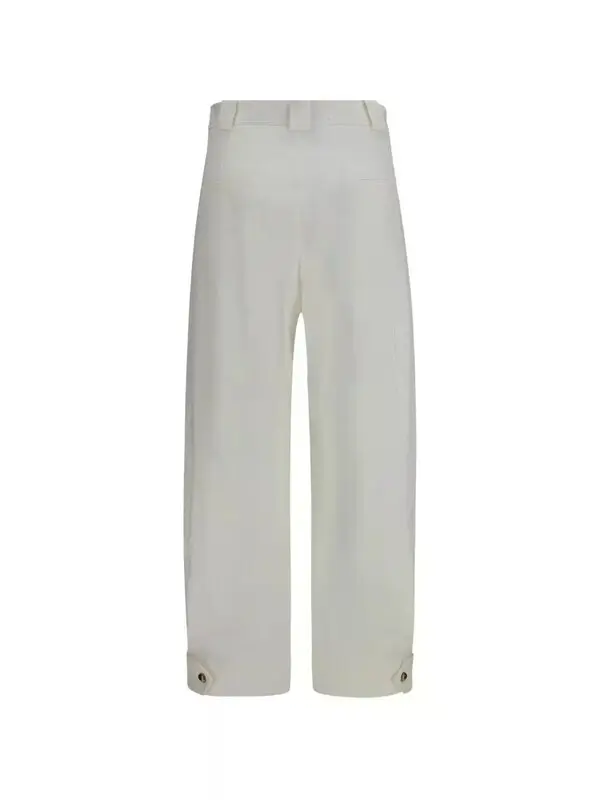 Max Mara Adorni Button-cuff Wide-leg Trousers