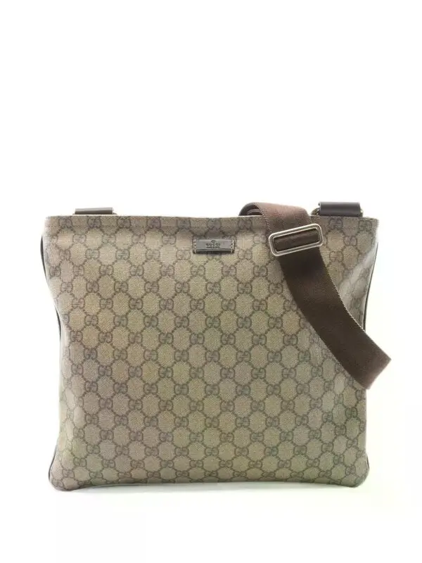 Gucci 2000s Gg Supreme Shoulder Bag - Neutrals