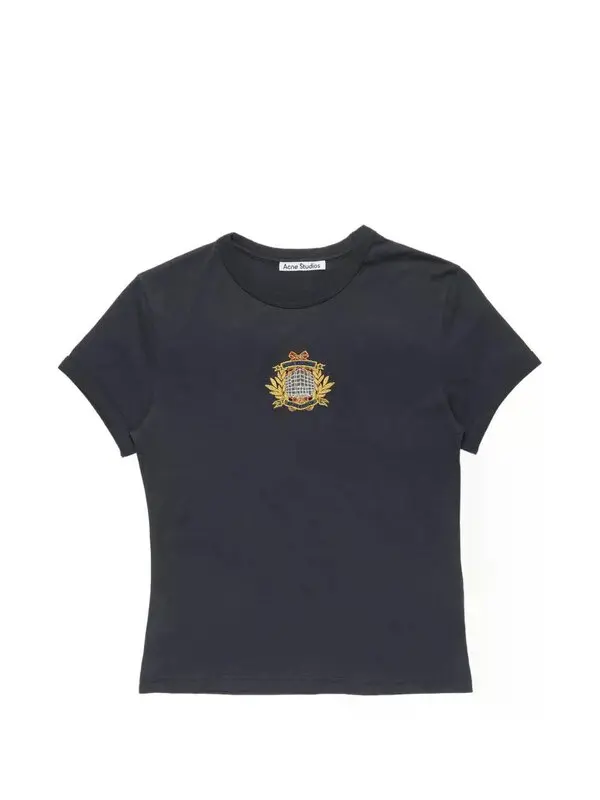 Acne Studios Crest Logo T-shirt - Blue