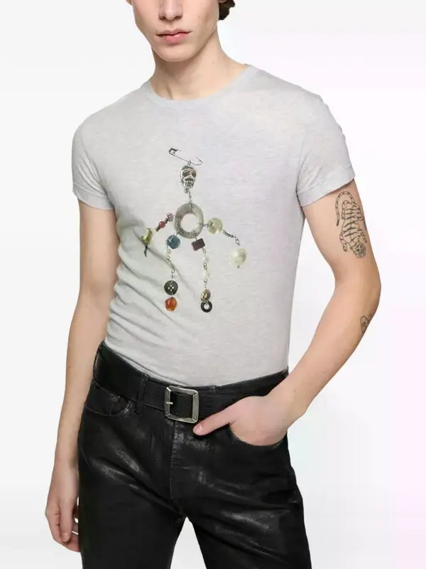 Acne Studios Fitted Graphic T-shirt