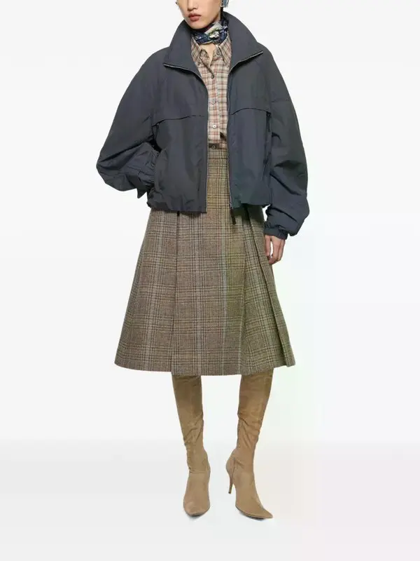 Acne Studios Logo-print High-neck Jacket
