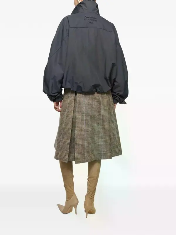 Acne Studios Logo-print High-neck Jacket