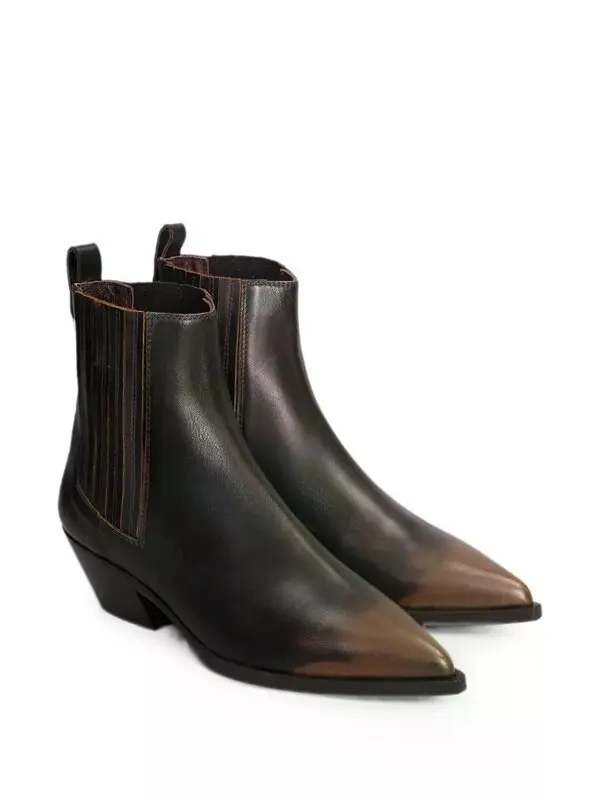 Roberto Festa Aurea Pointed-toe Ankle Boots - Brown