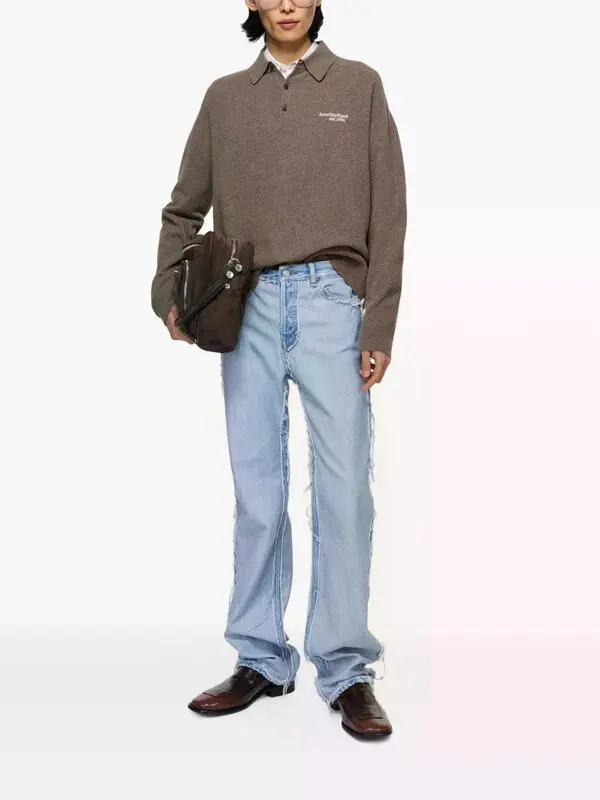 Acne Studios Wool Knit Polo