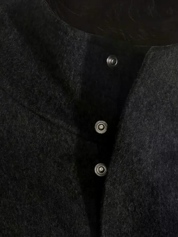 LARDINI Virgin Wool High-neck Jacket