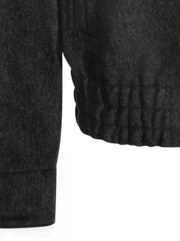 LARDINI Virgin Wool High-neck Jacket