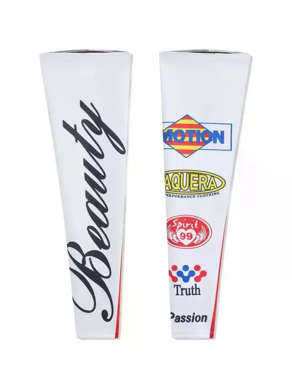 Vaquera Graphic-print Leg Warmers - White