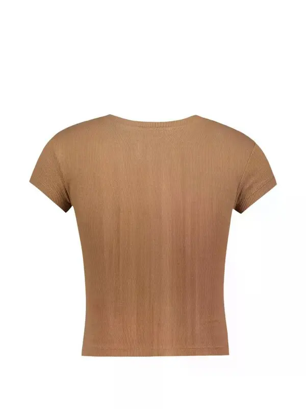 VIVIENNE WESTWOOD Baby Peru Orb-embroidered T-shirt - Neutrals