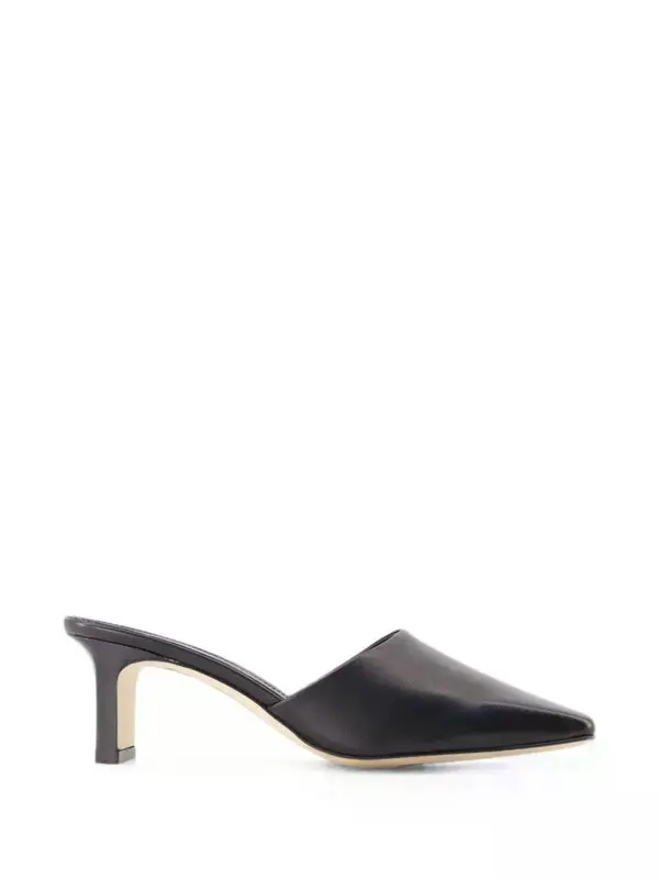 AeydĒ Blithe Square-toe Mules - Black