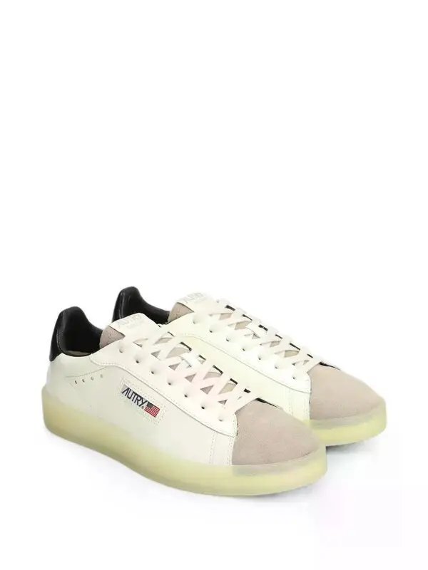 AUTRY Suede-panelled Logo Patch Sneakers