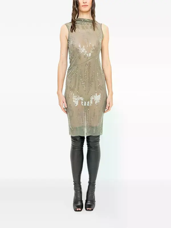 Rick Owens Sequin Embellished Mini Dress
