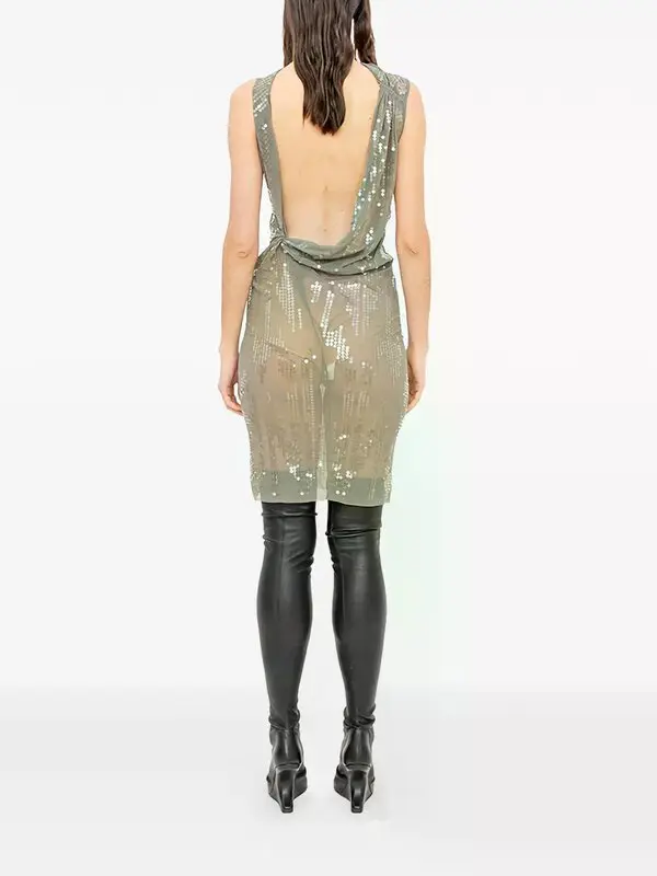 Rick Owens Sequin Embellished Mini Dress