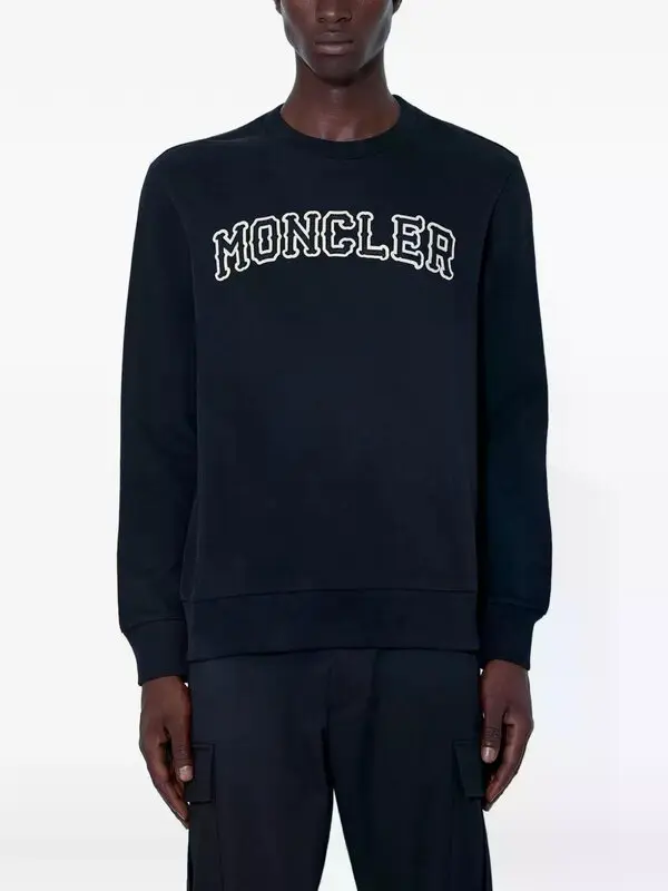 Moncler Logo-motif Sweatshirt - Black