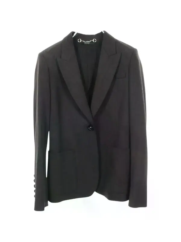 Gucci 2010s Horsebit-detail Blazer