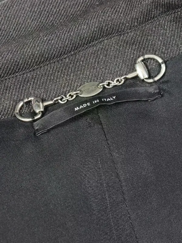 Gucci 2010s Horsebit-detail Blazer