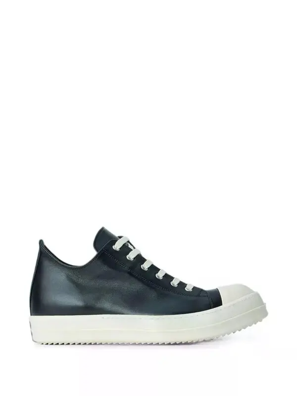 Rick Owens Lace-up Low-top Sneakers - Black