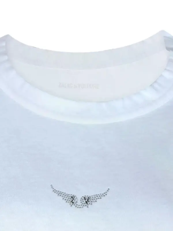 Zadig&Voltaire Embellished Wings Motif T-shirt