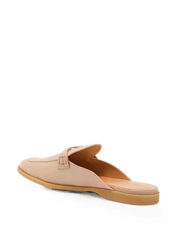 TOD'S Buckle-detail Logo-charm Mules