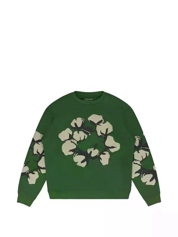 DENIM TEARS Cactus Wreath Sweater - Green