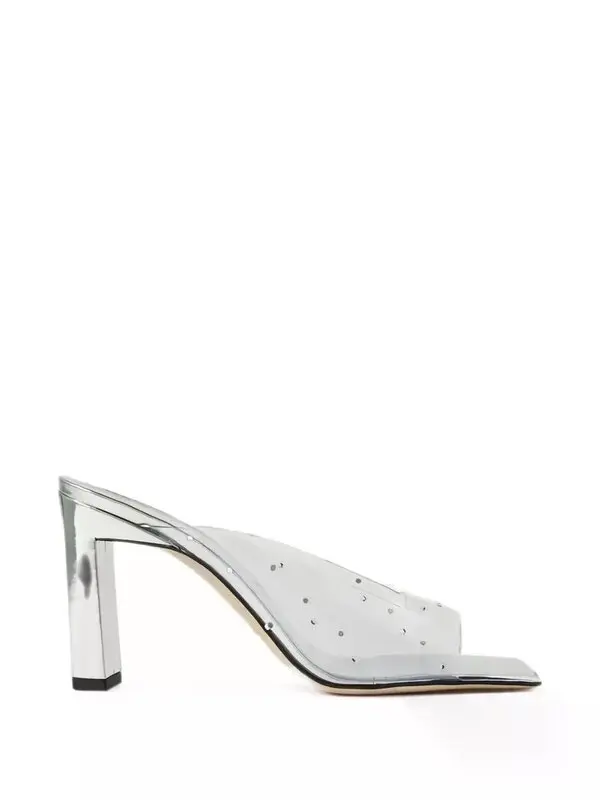 WANDLER Isa Crystal-embellished Sandals - White