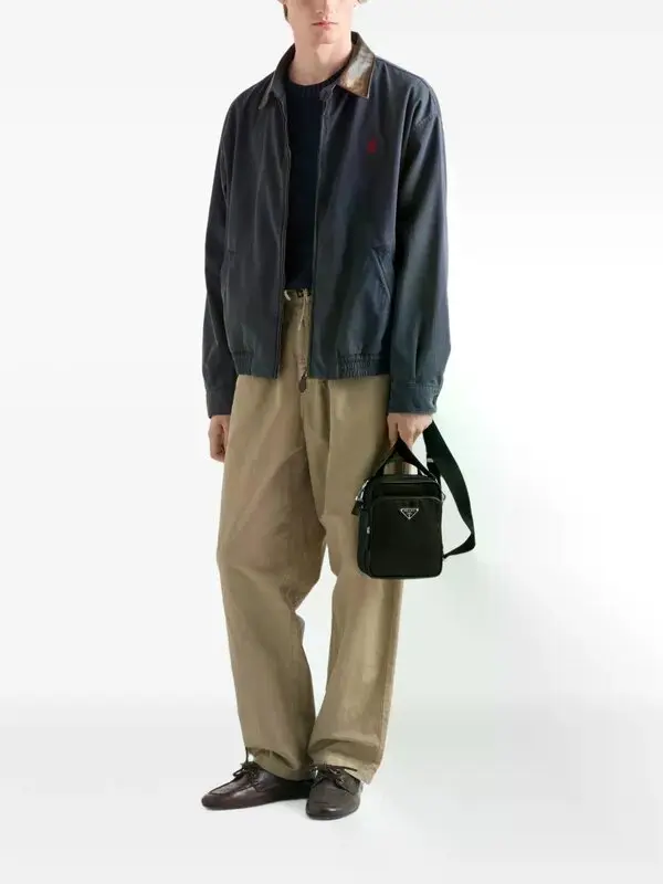Prada Re-nylon And Saffiano Leather Shoulder Bag