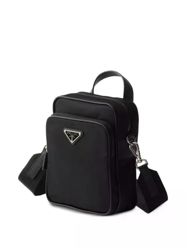 Prada Re-nylon And Saffiano Leather Shoulder Bag