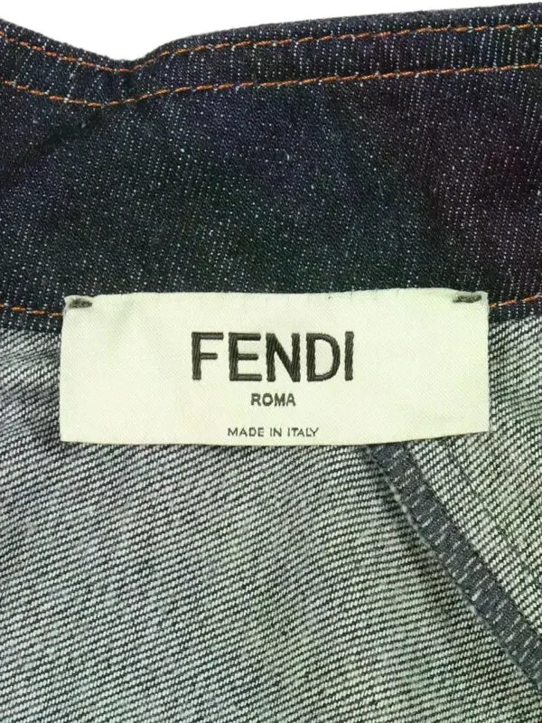 Fendi Long-sleeve Midi Dress
