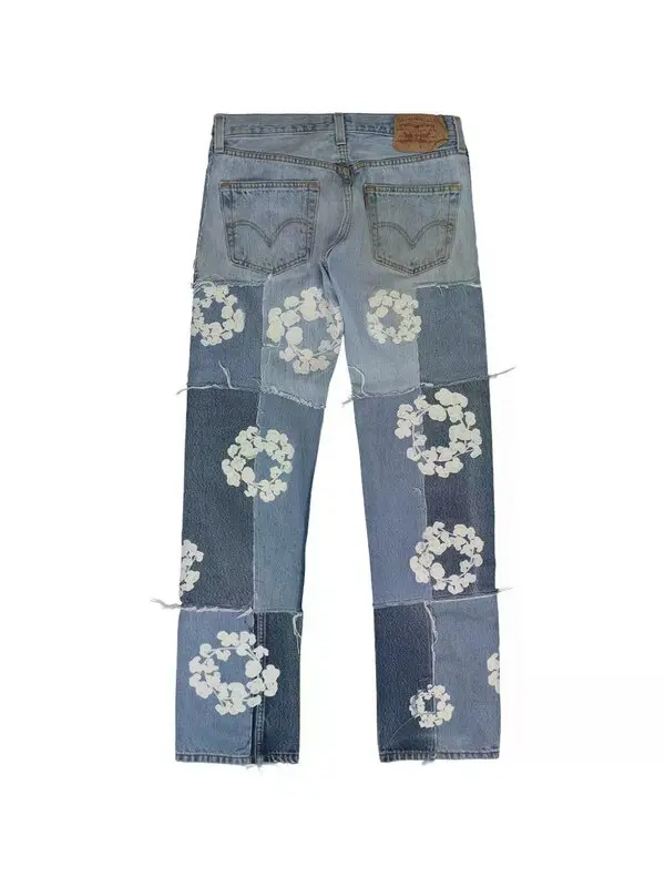 DENIM TEARS Patchwork Jeans - Blue