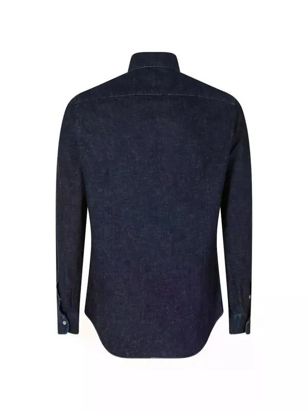 Eleventy Long-sleeve Denim Shirt
