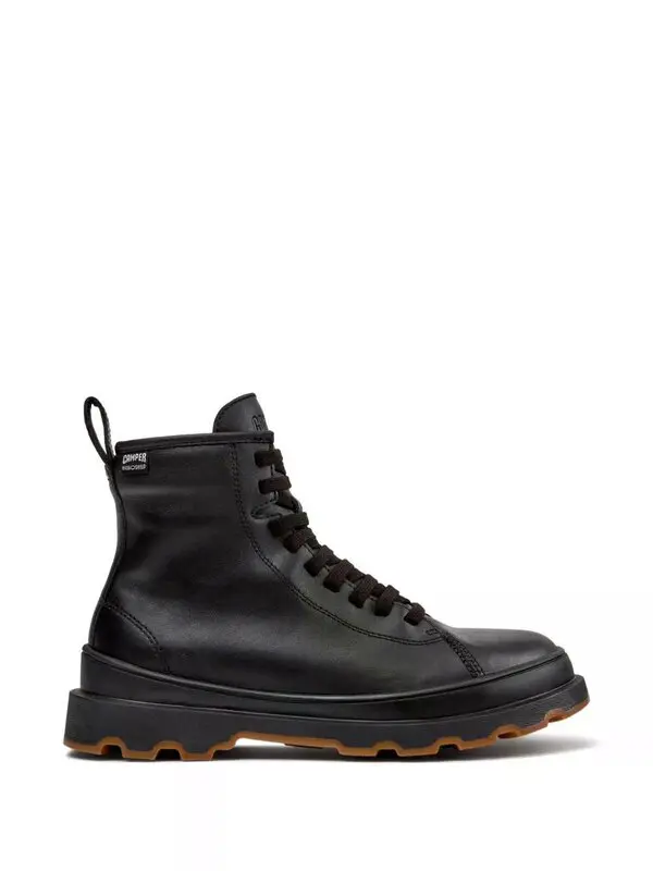 Camper Brutus Lace-up Ankle Boots - Black