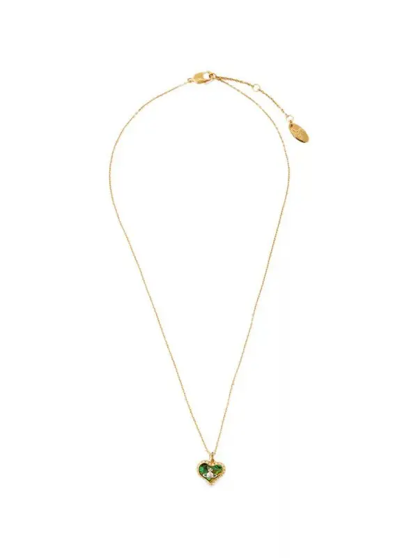 VIVIENNE WESTWOOD Petra Heart-pendant Necklace - Gold
