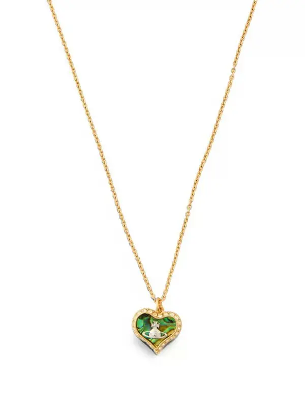 VIVIENNE WESTWOOD Petra Heart Pendant Necklace