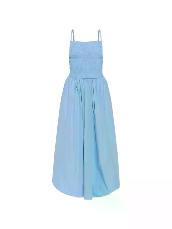 GANNI Square-neck Maxi Dress