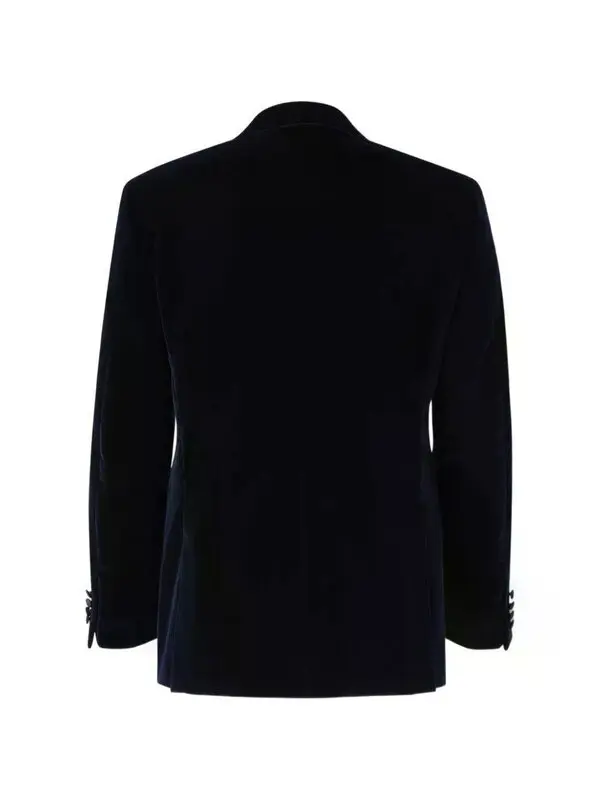 Canali Velvet Single-breasted Blazer