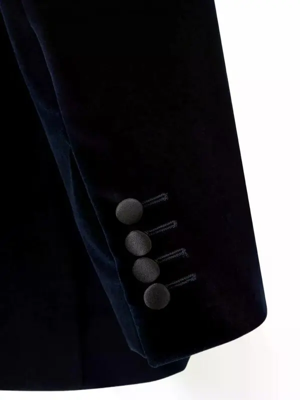 Canali Velvet Single-breasted Blazer