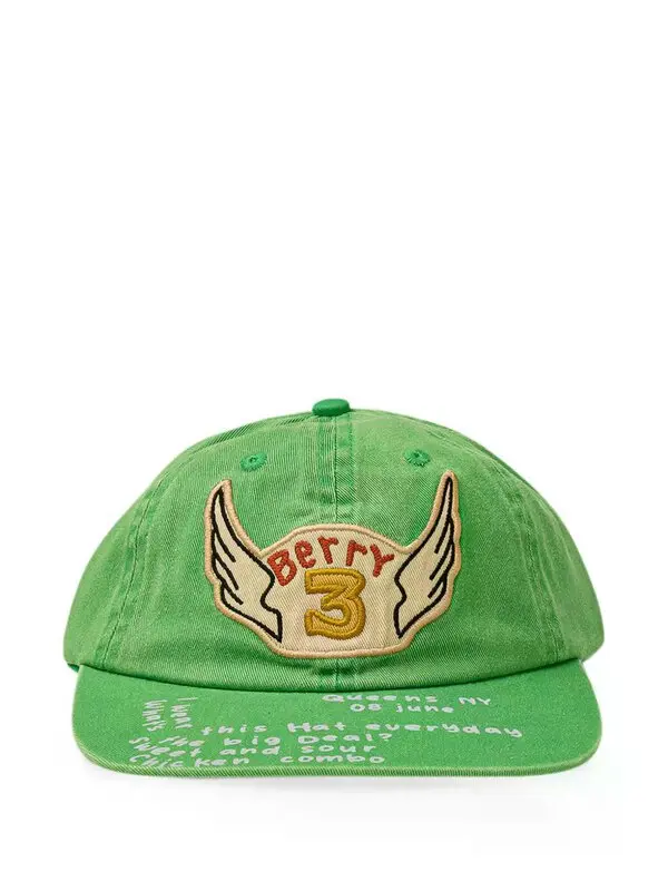 GV GALLERY Chicken Combo Logo-patch Baseball Cap - Green