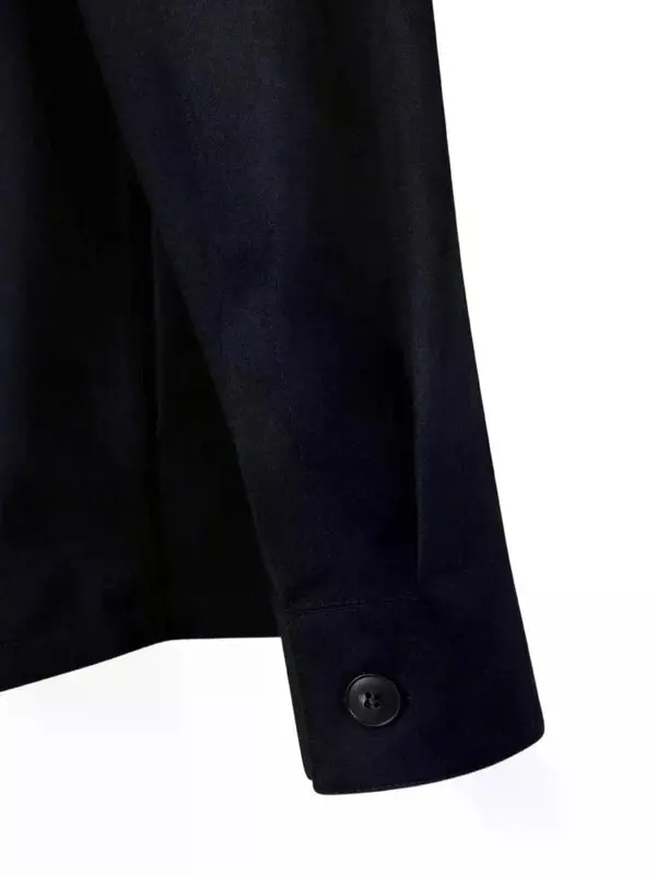 Canali Wool Chest-pocket Shirt Jacket