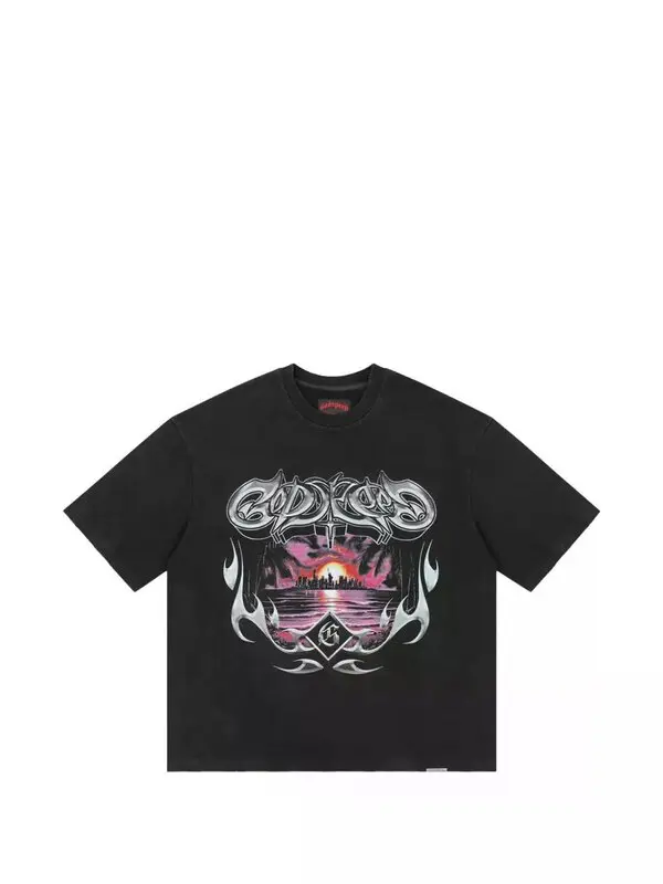 GODSPEED Graphic-print T-shirt - Black