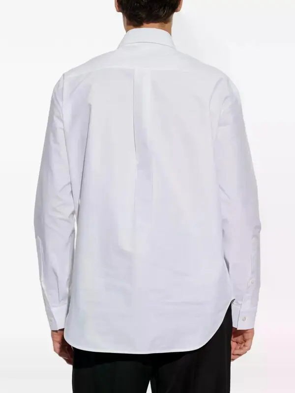 Balenciaga Embroidered-logo Chest-pocket Shirt