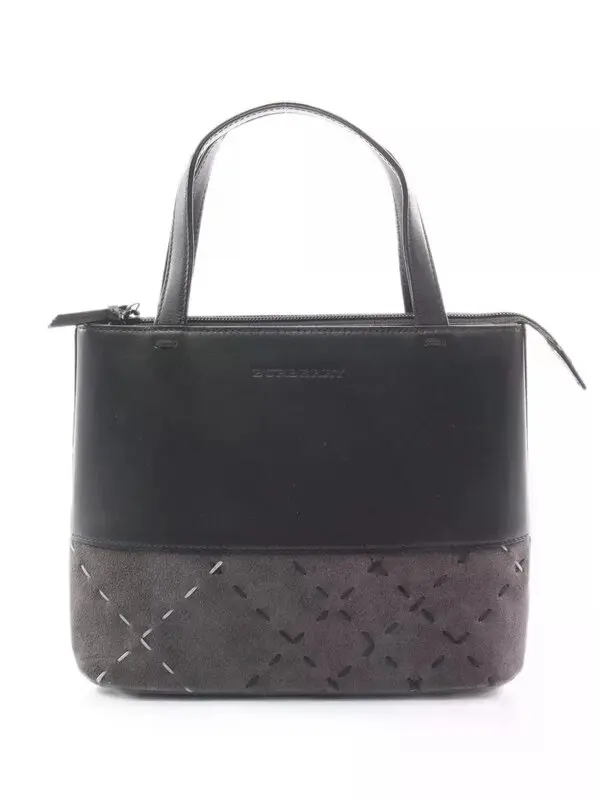 Burberry 2000s Panelled Tote Bag - Black