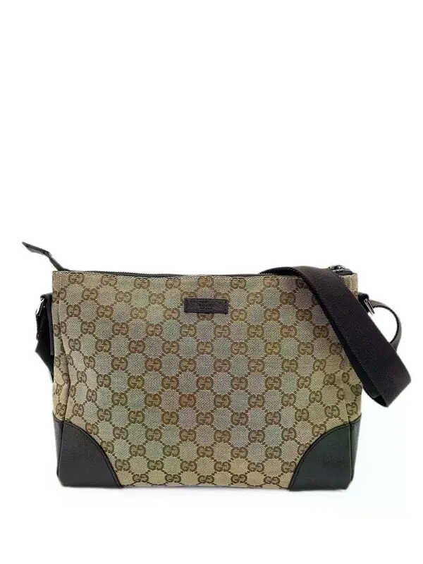 Gucci 2000s Gg Canvas Shoulder Bag - Neutrals