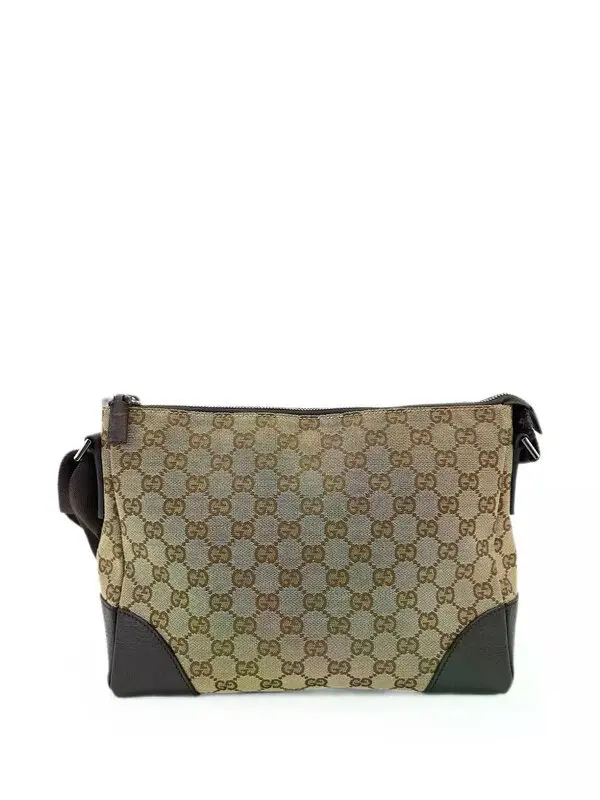 Gucci 2000s Gg Canvas Shoulder Bag