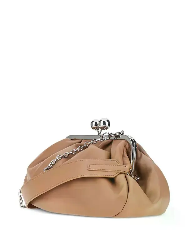Max Mara Pasticcino Leather Tote Bag