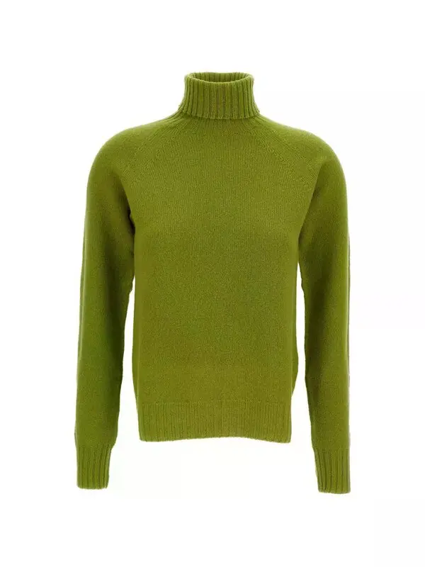 DRUMOHR Turtleneck Raglan-sleeved Sweater