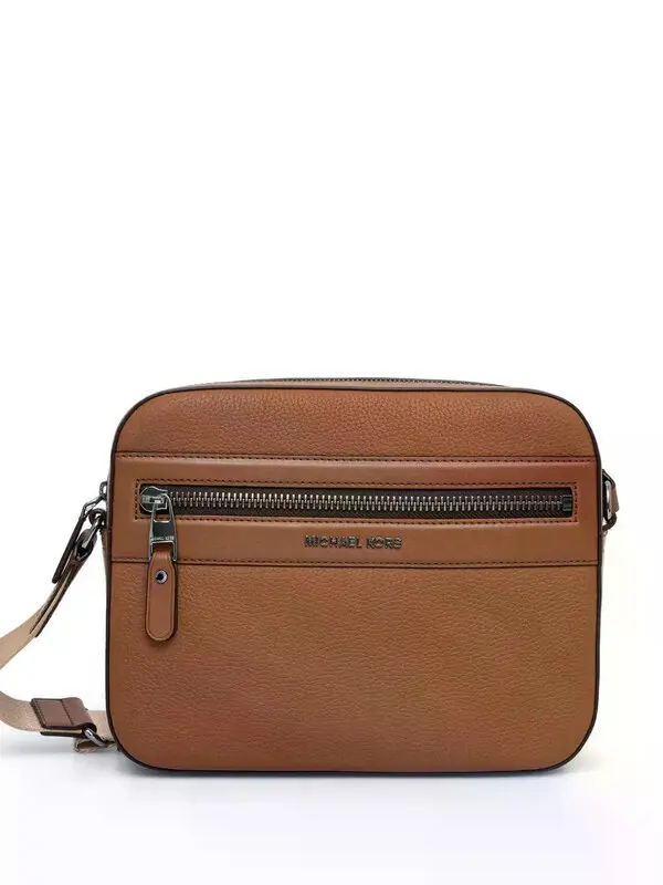 Michael Kors Jet Set Logo Plaque Shoulder Bag - Brown