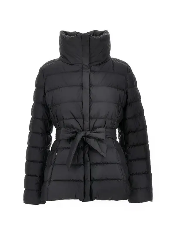 Max Mara Quilted Belted Jacket