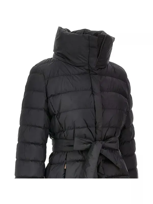 Max Mara Quilted Belted Jacket
