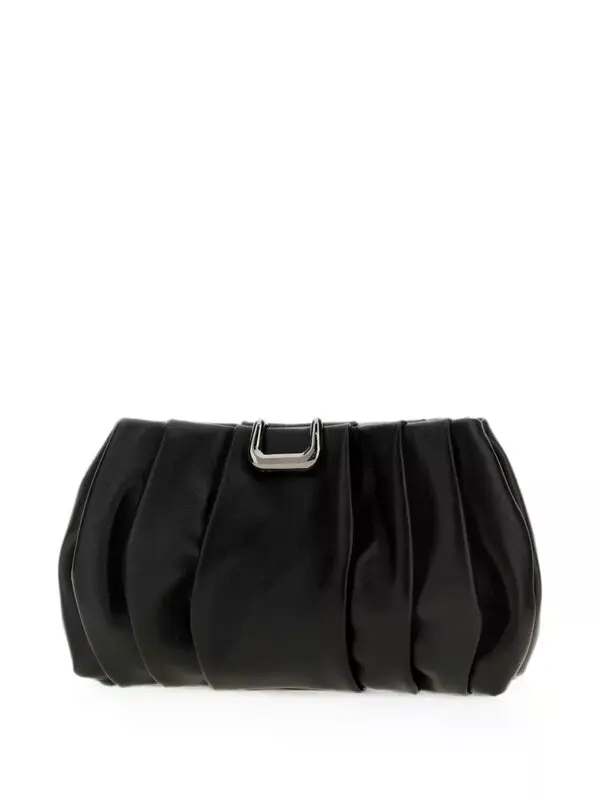 Brunello Cucinelli Pleated Leather Clutch Bag