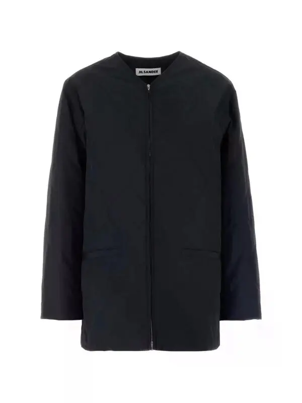 JIL SANDER Quilted Padded Jacket - Black